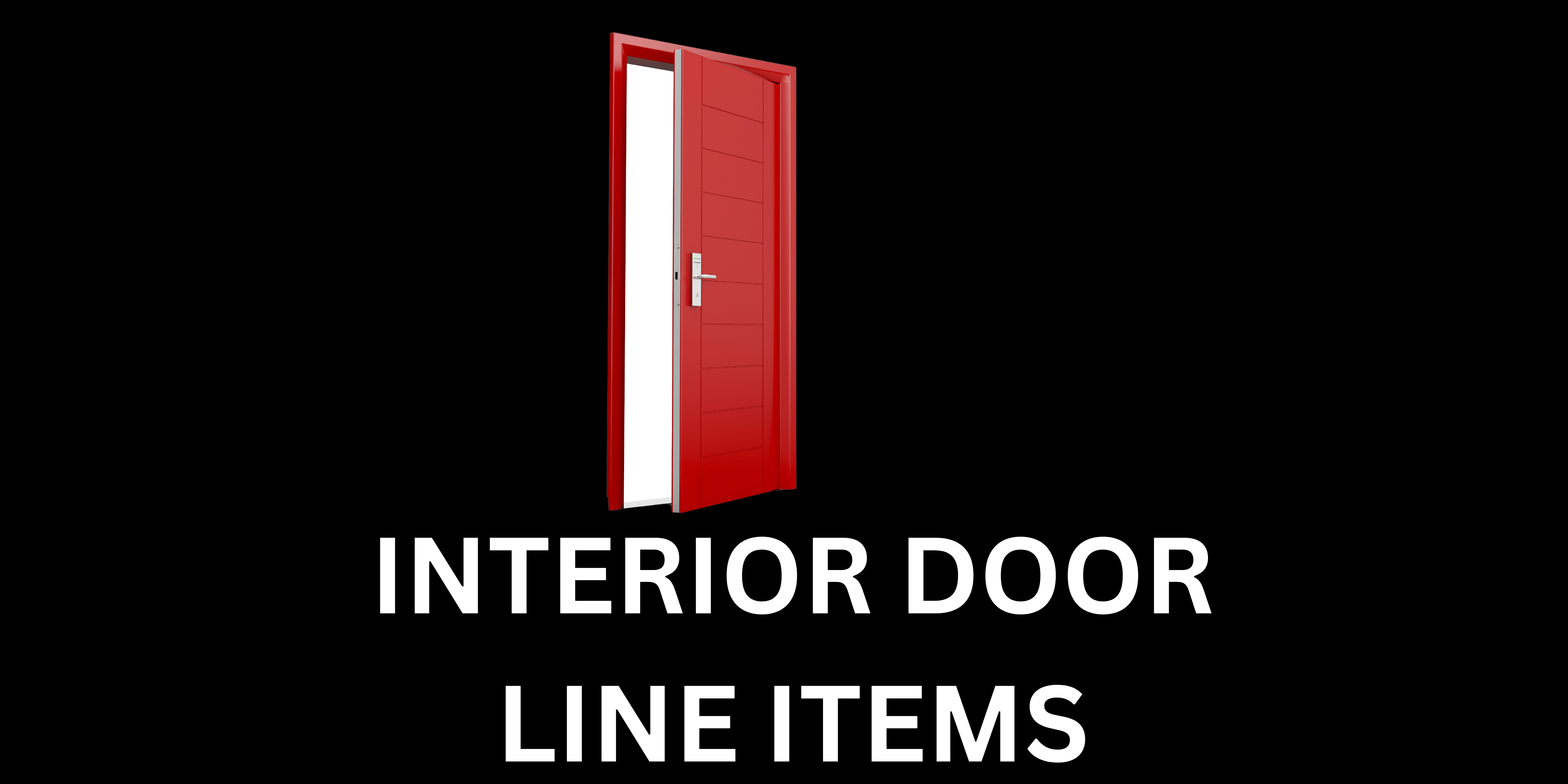 Xactimate Line Items: Door Interior – Canei Adjusting